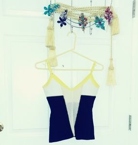 bebe | Tops | Vintage Bbsp Black Yellow Tank Top | Poshmark